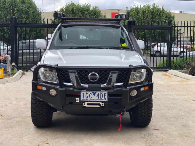 Premium Deluxe 63mm Bull Bar For Nissan Navara D40 Spanish 2005 - 2010 ...