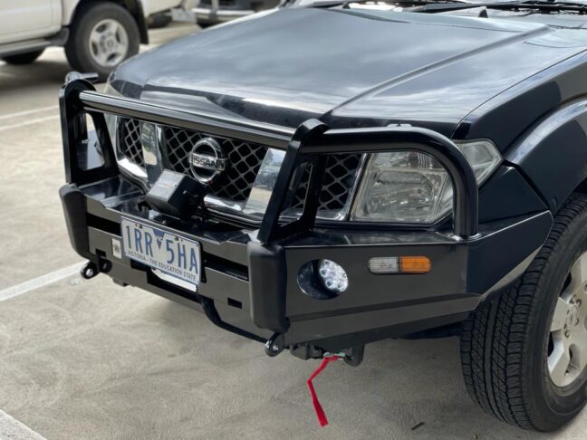 Premium Deluxe 63mm Bull Bar For Nissan Navara D40 Spanish 2005 - 2010 ...