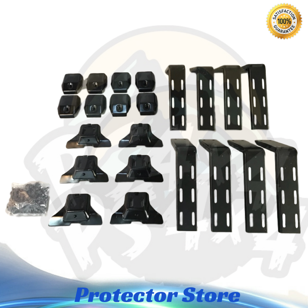 8 Roof Rack Brackets Universal for rain gutter mounts 8 INCH 4x4 4WD ...