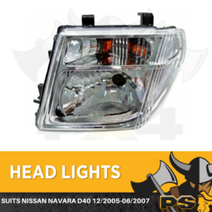 LHS Headlight for Nissan Navara D40 2005 - 2010 Replacement Passenger ...