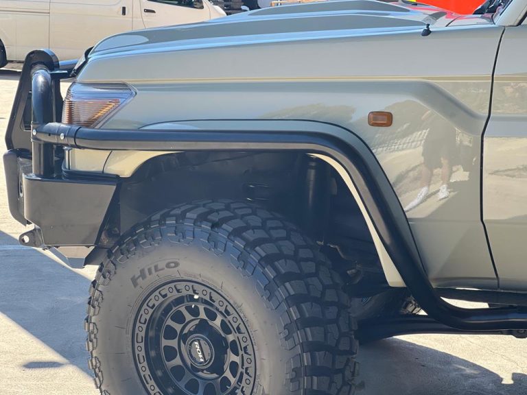 Ps4x4 Premium Brush Bars & Side Steps To Suit 79 Series Landcruiser ...