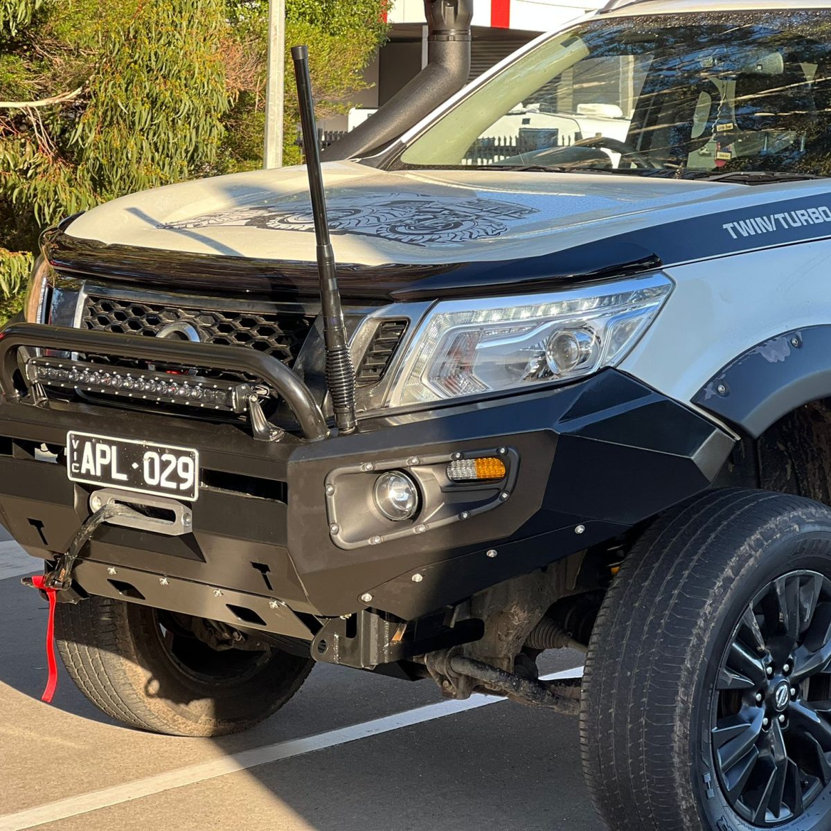 Premium Deluxe 63mm Bull Bar For Nissan Navara D40 Spanish 2010 - 2015 ...