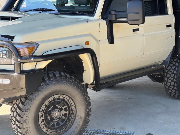 Ps4x4 Premium Brush Bars & Side Steps To Suit 79 Series Landcruiser ...