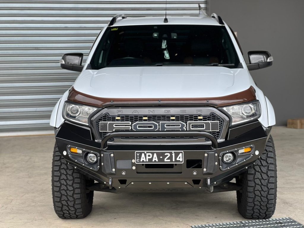 ROCKERBAR BULL BAR WINCH BAR TO SUIT FORD RANGER 2015 - 2021 PX2 PX3 ...