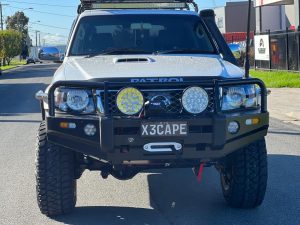 PS4X4 Premium Deluxe Bull Bar for Nissan Patrol GU Series 4+ 2004 ...