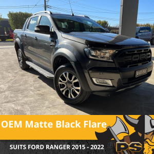 Ford Ranger Flares KIT 2015 - 2022 PX2 PX3 Fender Flares Black | PS4X4