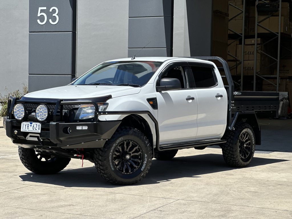 Steel Side Steps + Brush Bars for Ford Ranger PX Models 2011 - 2021 | PS4X4
