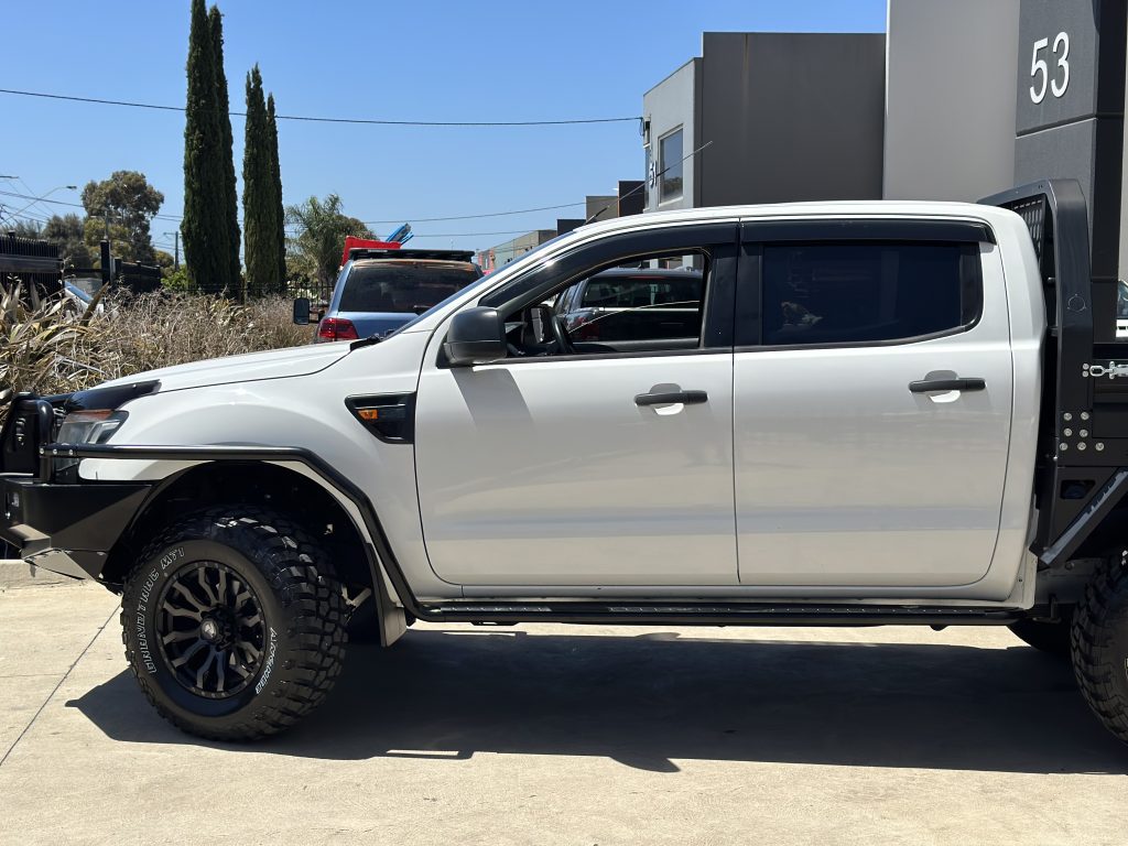 Steel Side Steps + Brush Bars for Ford Ranger PX Models 2011 - 2021 | PS4X4