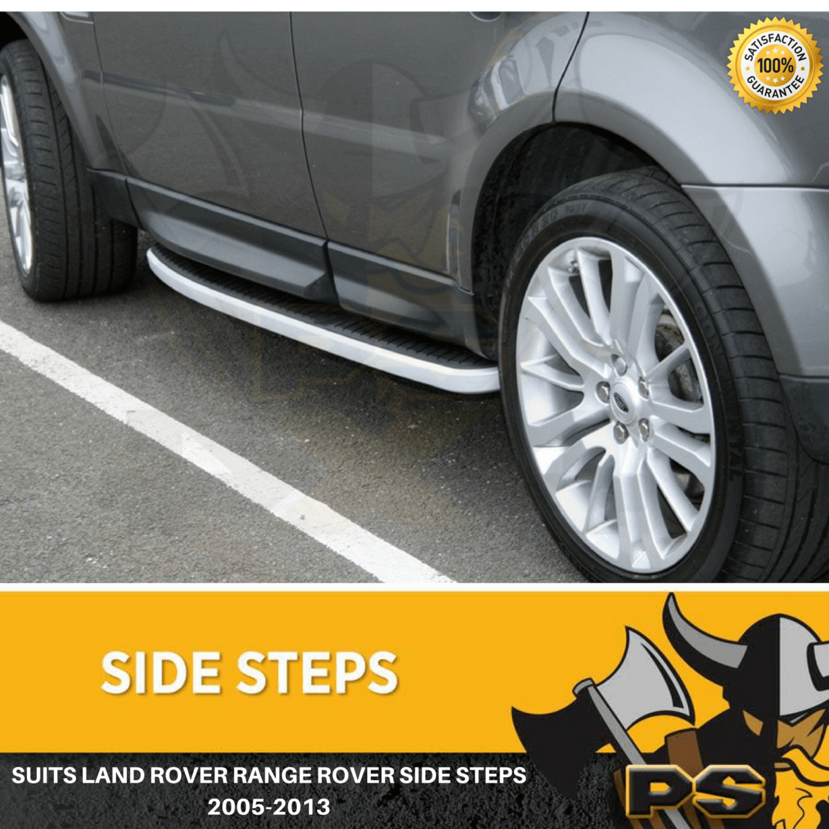 LAND ROVER RANGE ROVER SPORT 2005 - 2013 OEM Style Side Steps Running ...