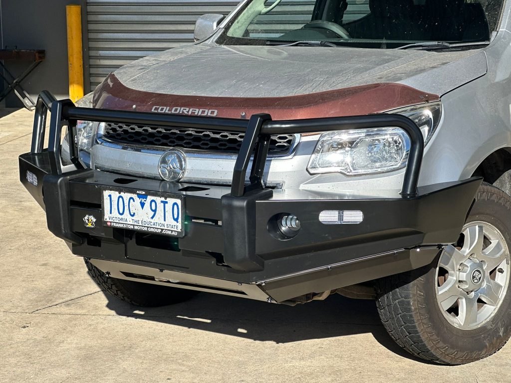 PS4X4 Deluxe Bull Bar For Holden Colorado RG 2012 - 2016 Steel Winch ...