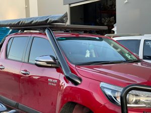4" Stainless Steel Satin Black Snorkel Kit Suits Toyota Hilux N80 2015 ...