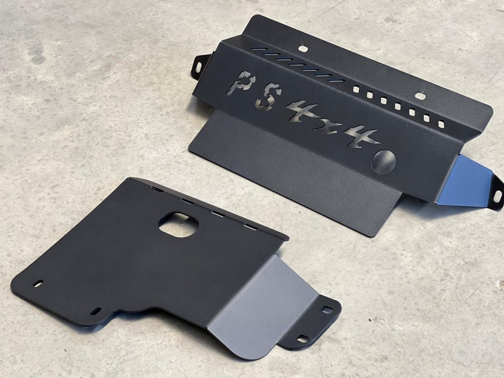 Bash Plate 4mm Powder Coated Black to suit Toyota Landcruiser 75 6 ...