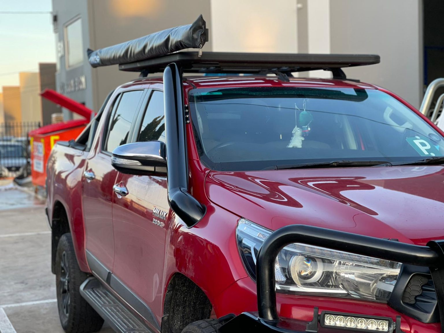 4" Stainless Steel Satin Black Snorkel Kit Suits Toyota Hilux N80 2015 ...