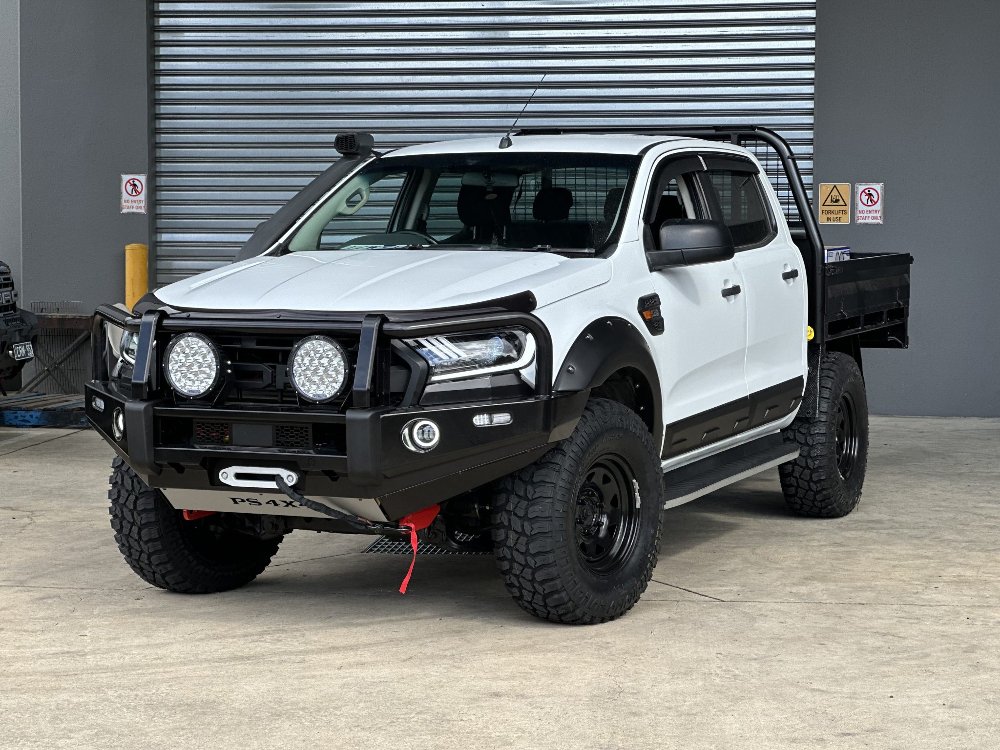 PS4X4 Premium Deluxe V2 Steel Bull bar for Ford Ranger 2015 to 2022 PX2 ...