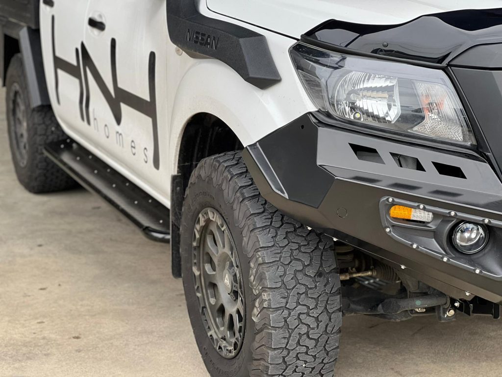 PS4X4 Heavy Duty Steel Side Steps for Nissan Navara NP300 D23 | PS4X4