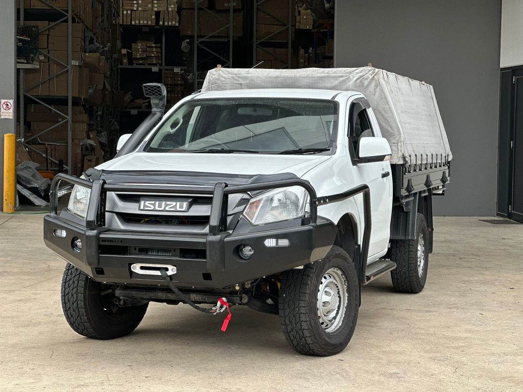 Heavy Duty Side Steps & Brush Rail Bars suit Single Cab Isuzu D-Max ...