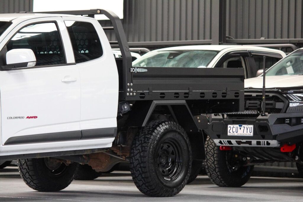 PS4X4 Matte Deluxe Predator Steel Ute Space Cab Extended cab Tray 2100 ...
