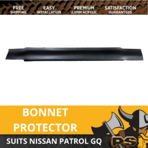Matte Black Bonnet Protector to suit Nissan Patrol GQ MAVERICK Bonnet ...